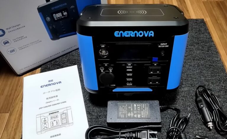 Enernova ポータブル電源の口コミ・評判！性能スペックの違い・価格・どこの国・会社概要・配送・納期・ソーラーパネルなども紹介
